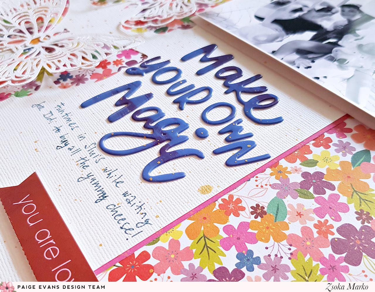 Make Your Own Magic Layout by Zsoka Marko | Paige Taylor Evans