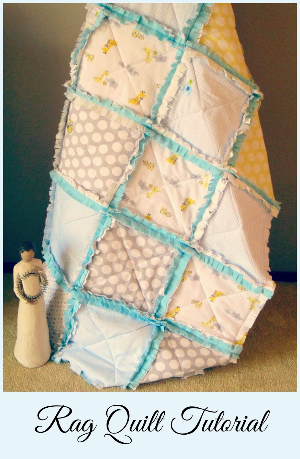 Live, Love and be Married: Baby Rag Quilt Tutorial