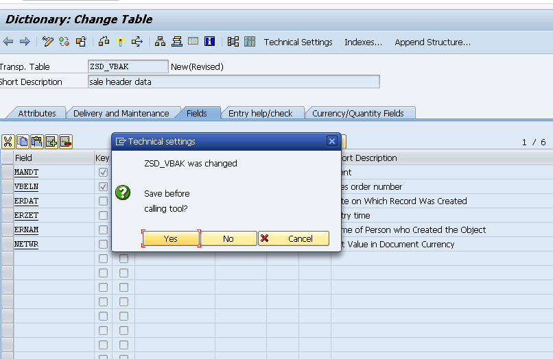 SAP TECH: Creating Transparent Master Table