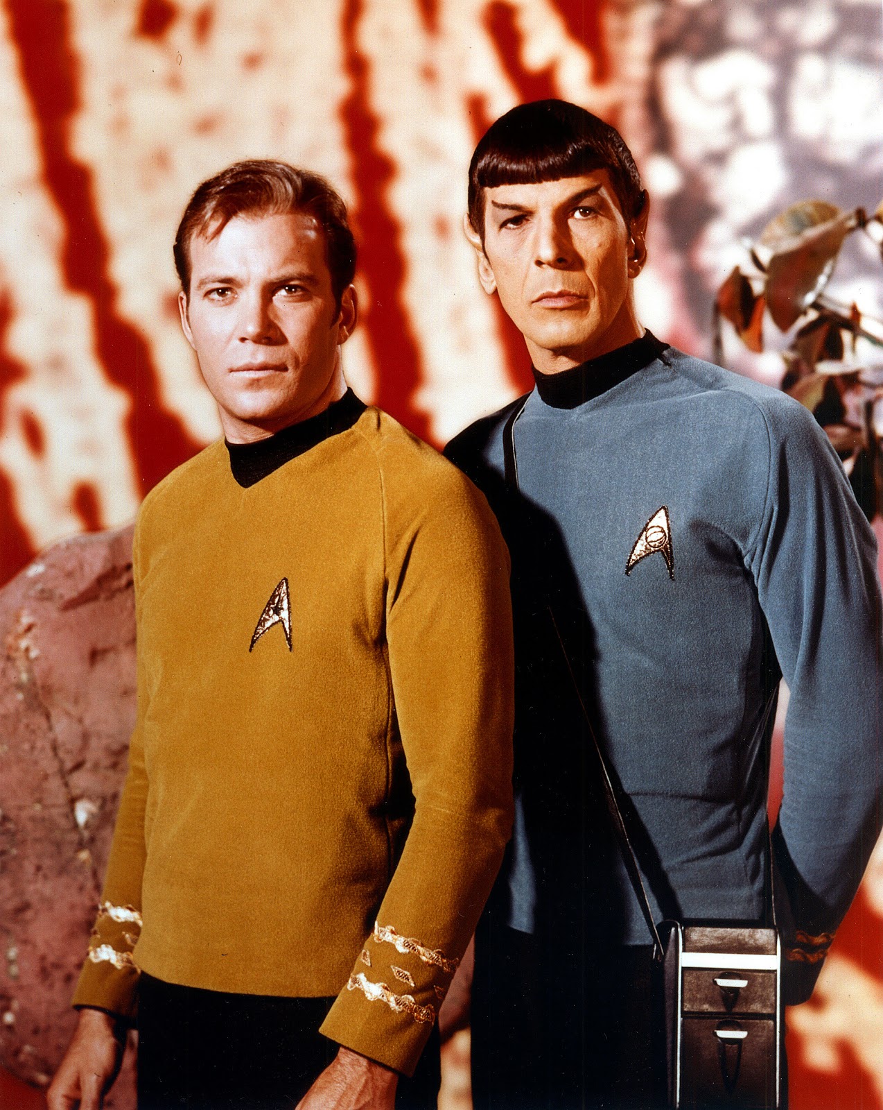 Jake's Old Hollywood World: Captain James T. Kirk & Mr. Spock