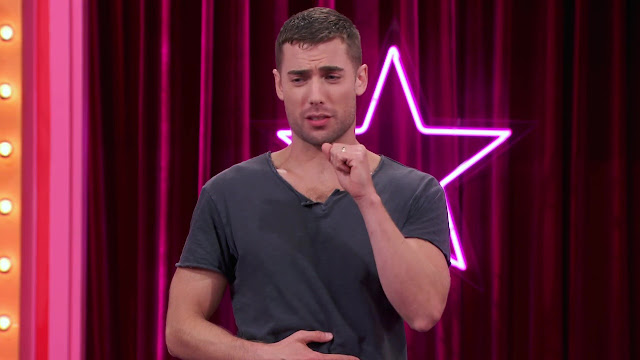 ausCAPS: Dustin Milligan and Matt Iseman shirtless in RuPaul's Secret ...
