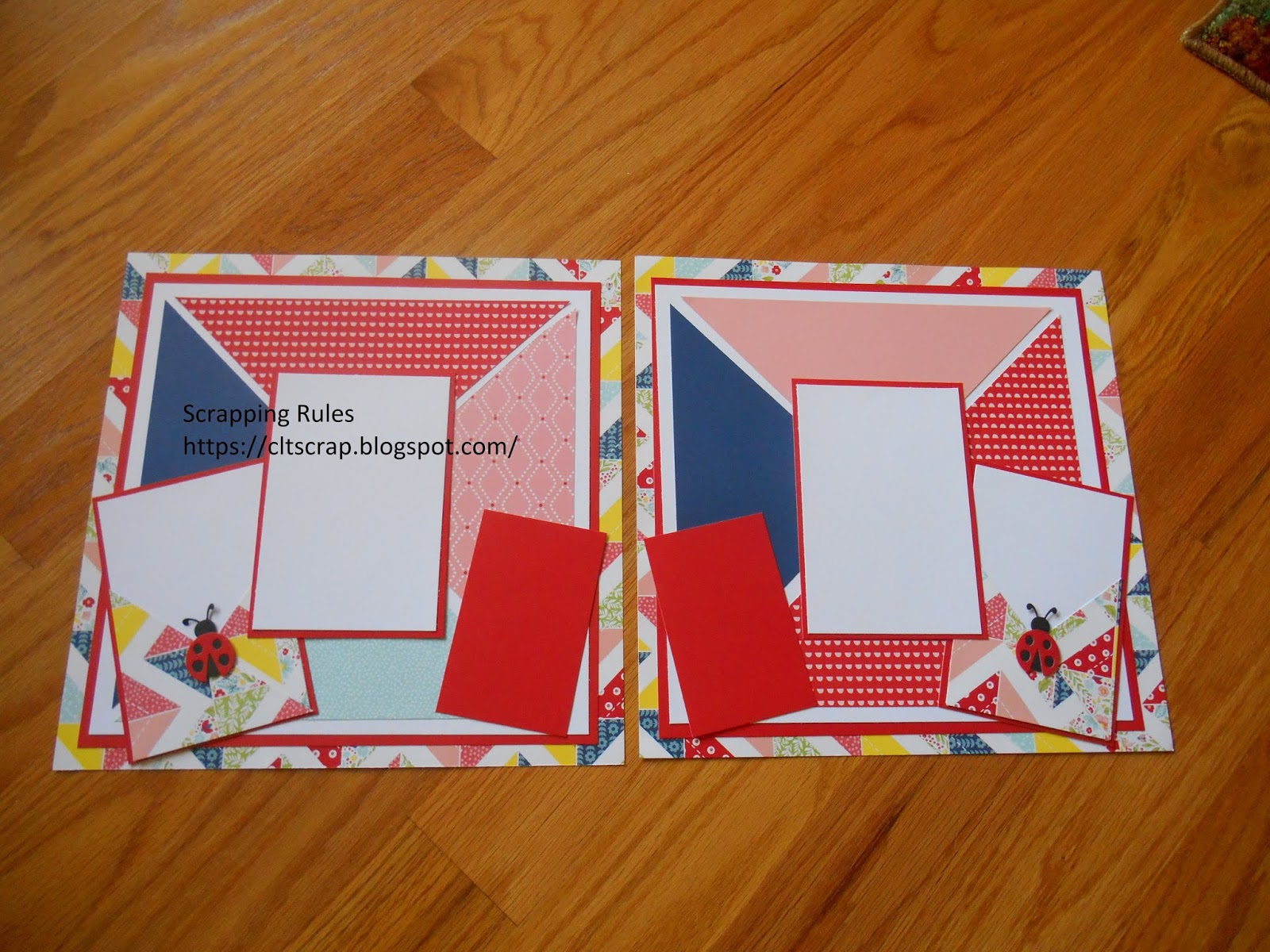 Cheryl - Scrapping Rules: Stitched Together Layout 2