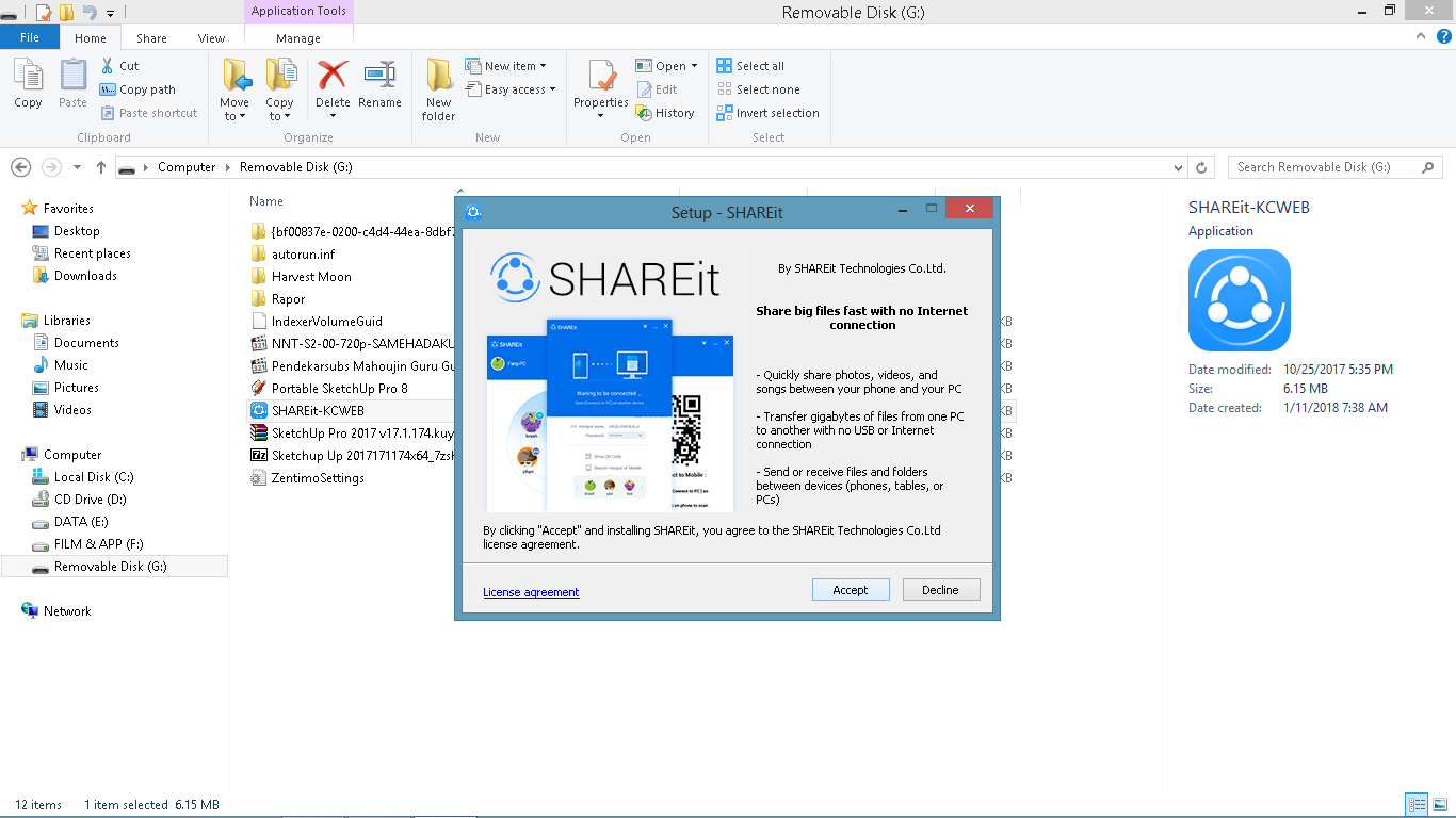 Transfer Data Tanpa Flashdisk atau Hardisk Menggunakan ShareIt | K-Tutorial
