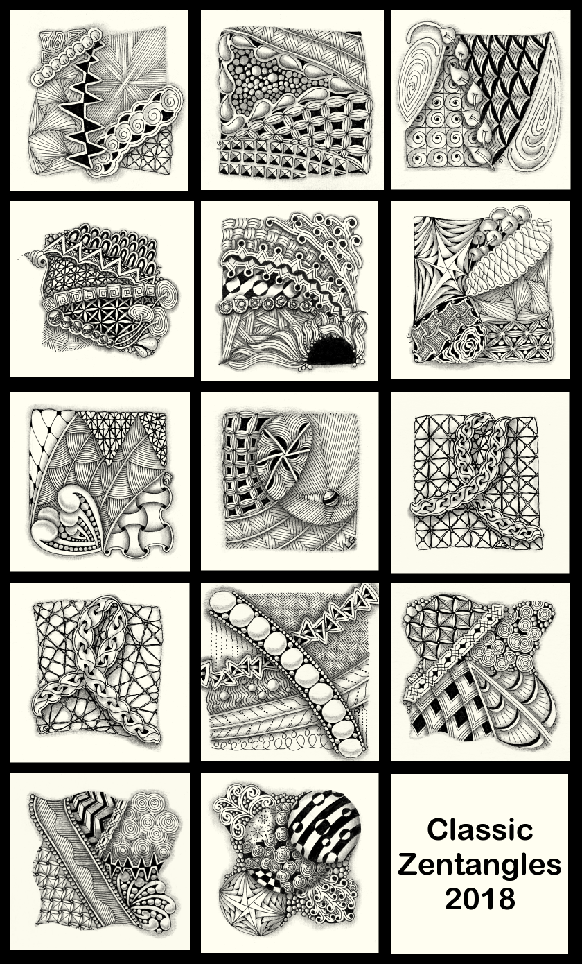 Time for Tangling: Classic Zentangle® - Ambler, Cadent, Knase, Static ...