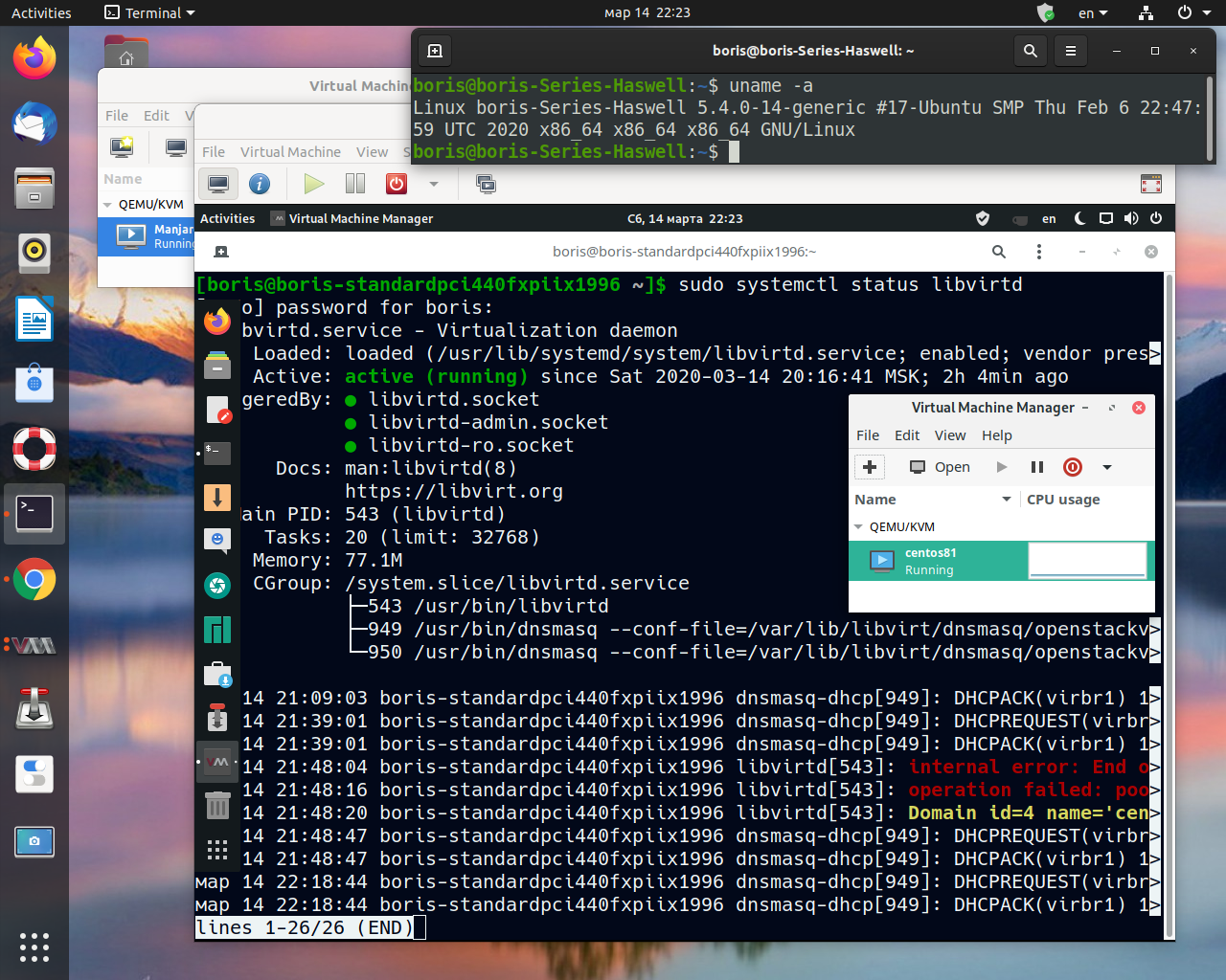Openstack Rdo Andand Kvm Hypervisor Nested Kvm Performance Evaluation On Ubuntu 2004 Focal Fossa
