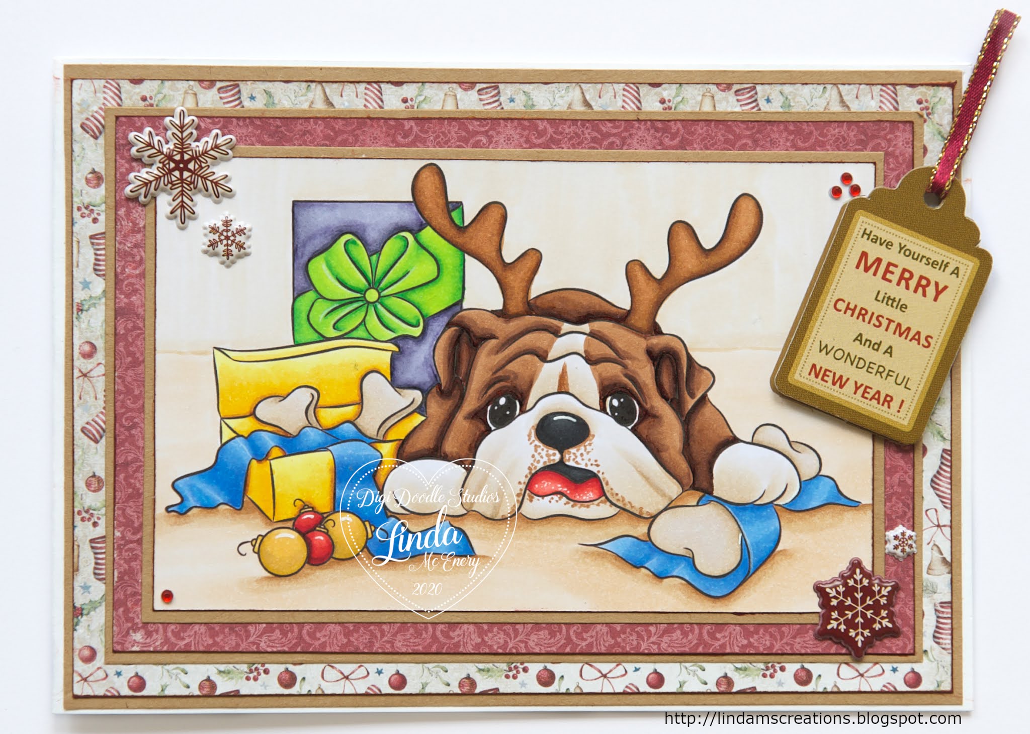 Linda's Creations: DIGI DOODLE STUDIOS NEW RELEASE: BULLDOG BUBBY