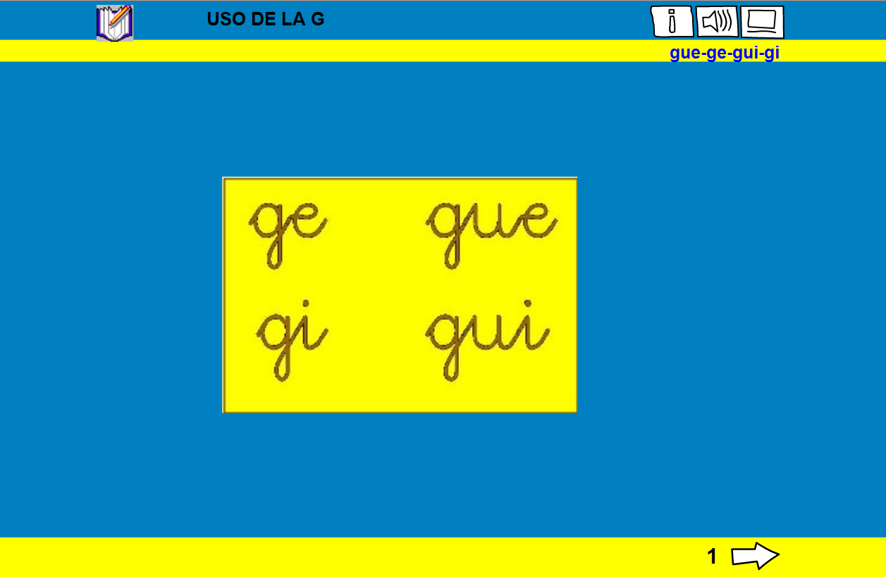 LA MINA .... 3º de PRIMARIA: USO DE LA G: GUE - GUI - GE - GI