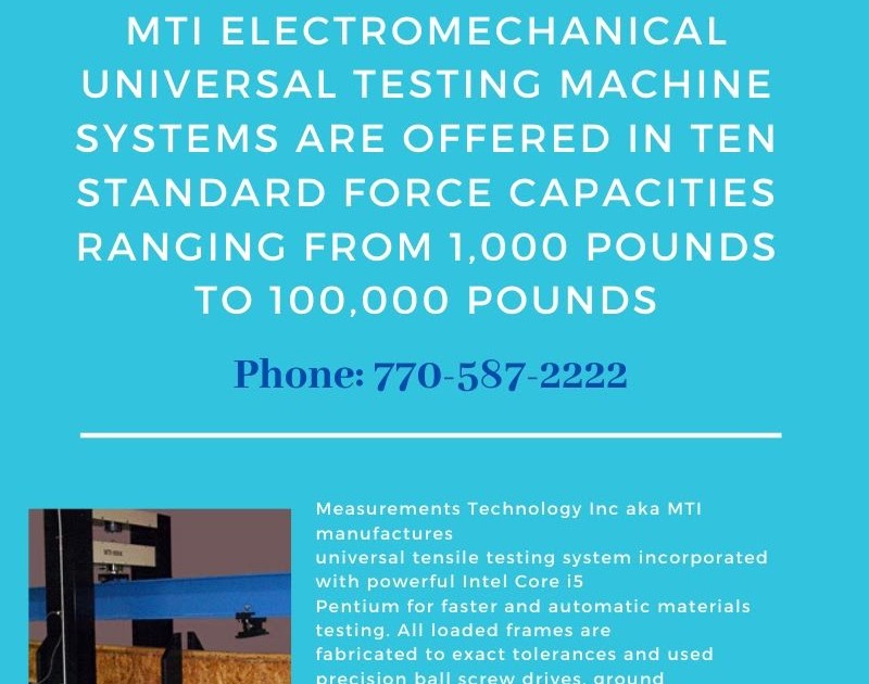 A Quick Guide to MTI Materials Testing System