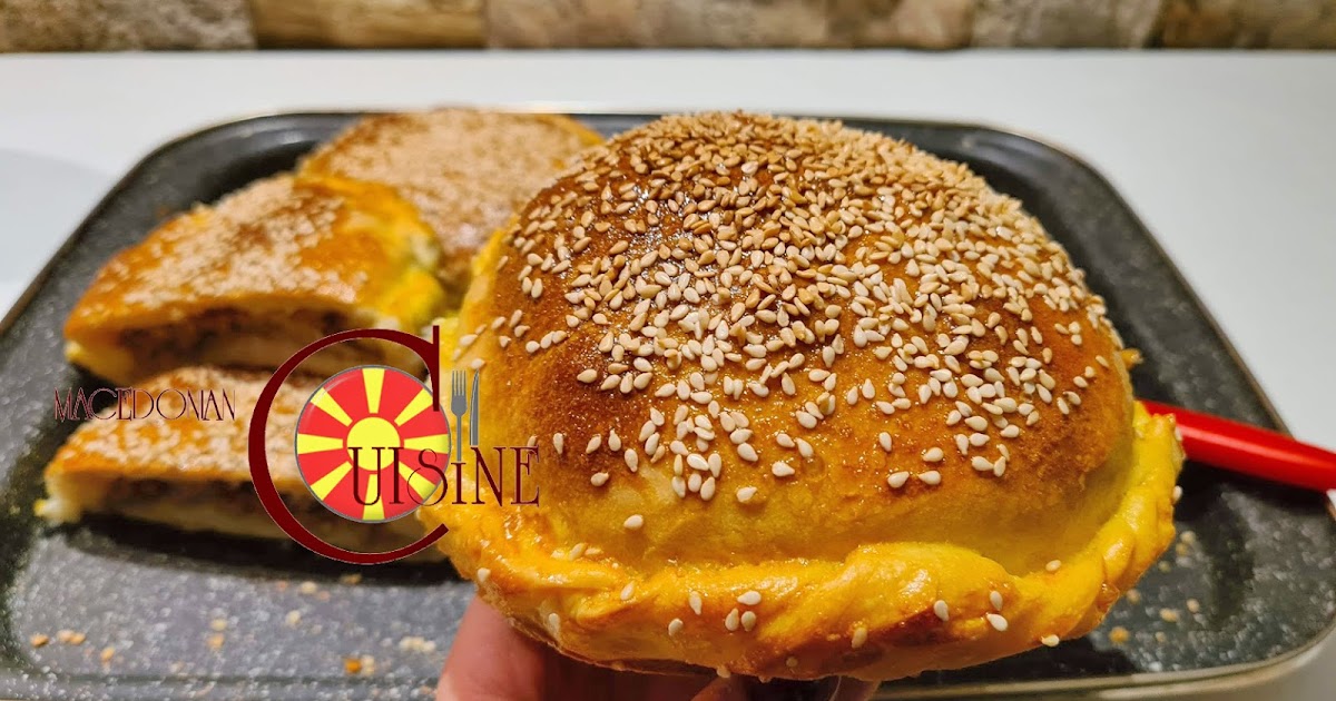 BALLOON BUNS WITH MINCED MEAT ~ Macedonian Cuisine
