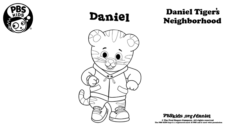 Daniel Tiger Coloring Pages 2 ~ Coloring Pages