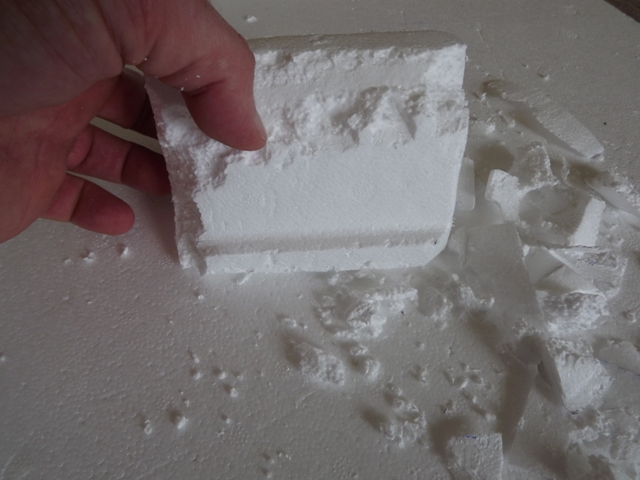 The Philden Model Railway Blog: Modelling using polystyrene foam