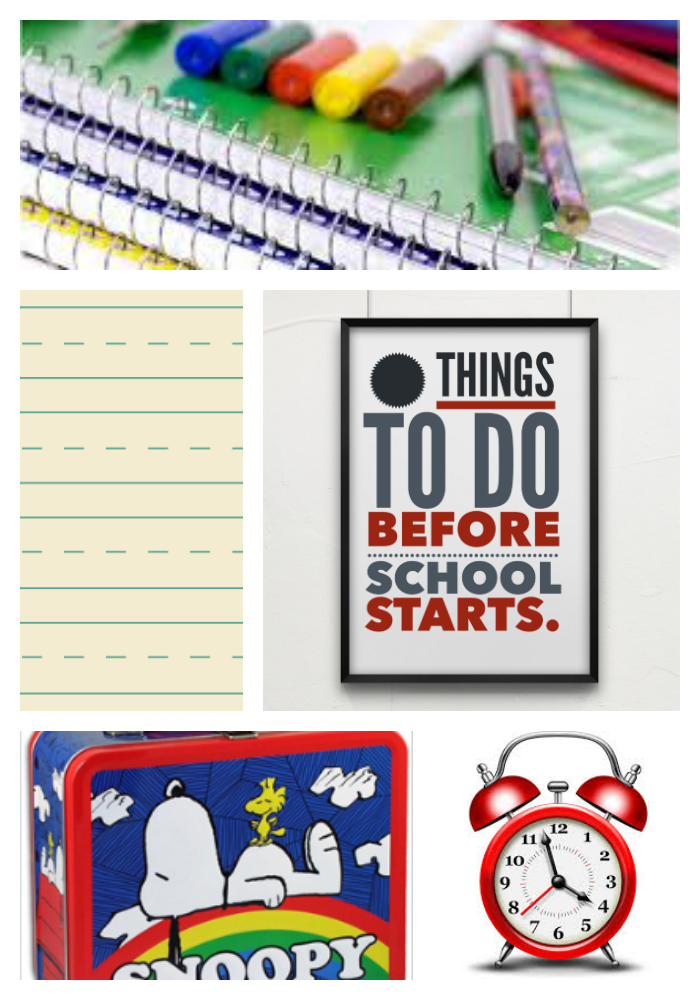 Ten Things To Do Before School Starts | Our Good Life