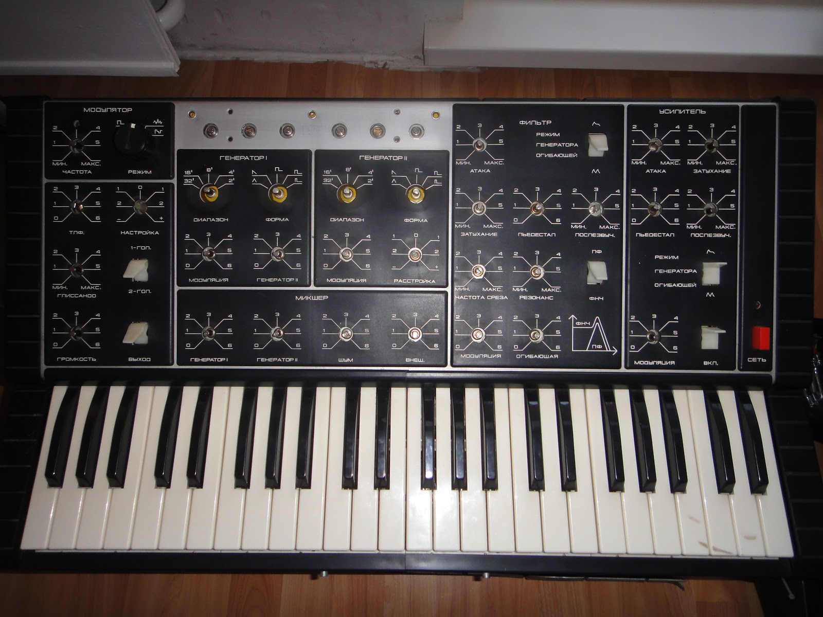 Motion Soundscape: Modified soviet synth Polivoks