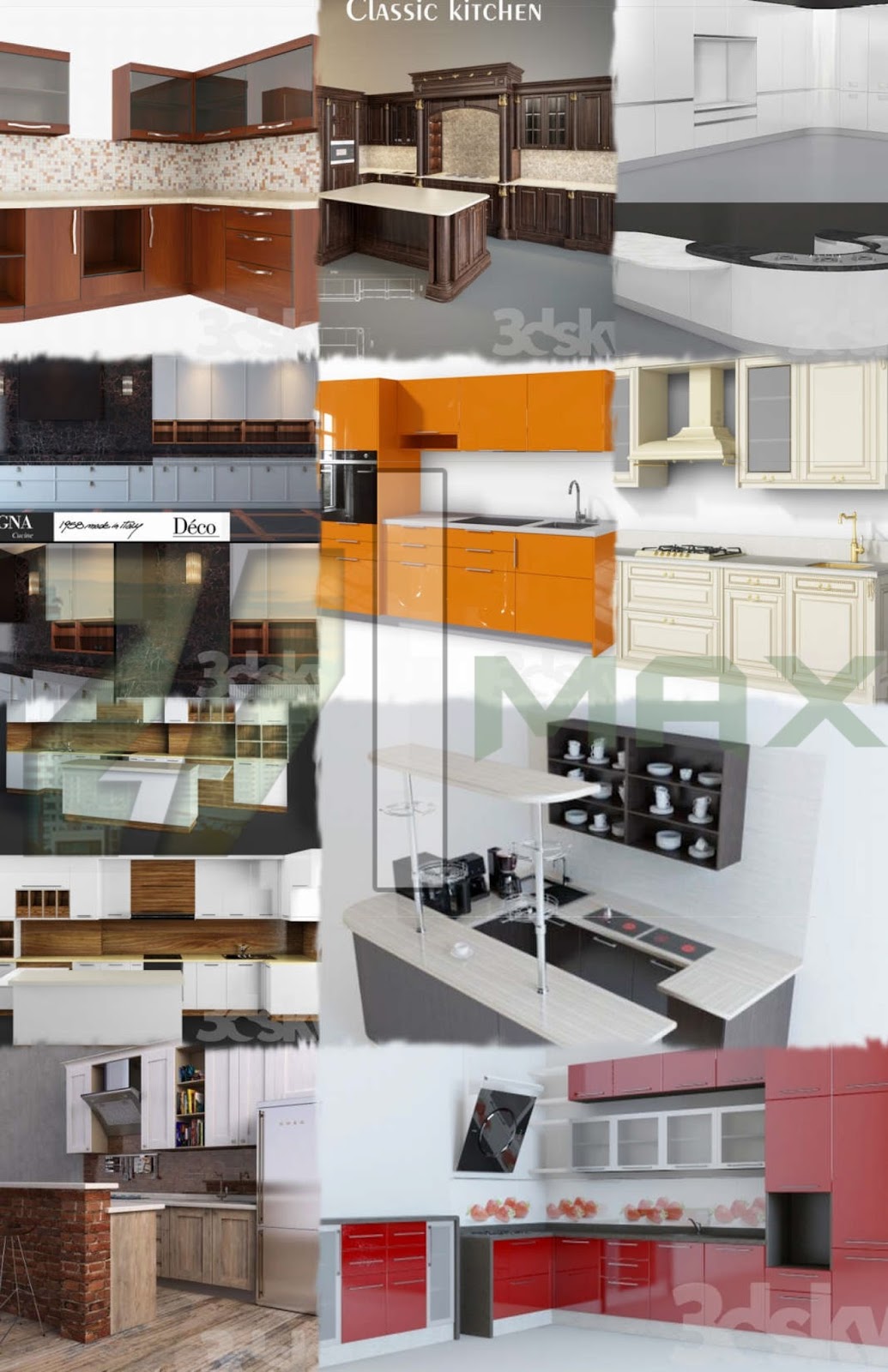 3DSKY New Kitchen Collection Collection Vol1 | |ZD-MAX|