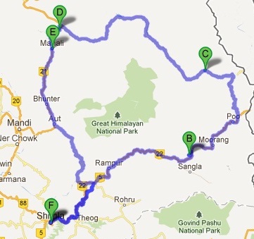 Around the World-Truevelife: Sangla Valley: Part 2 (Shimla - Sangla ...