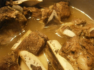 libyan food: White Kidney Bean Beef Stew Tabikhet Fasolia طبيخة فاصوليا