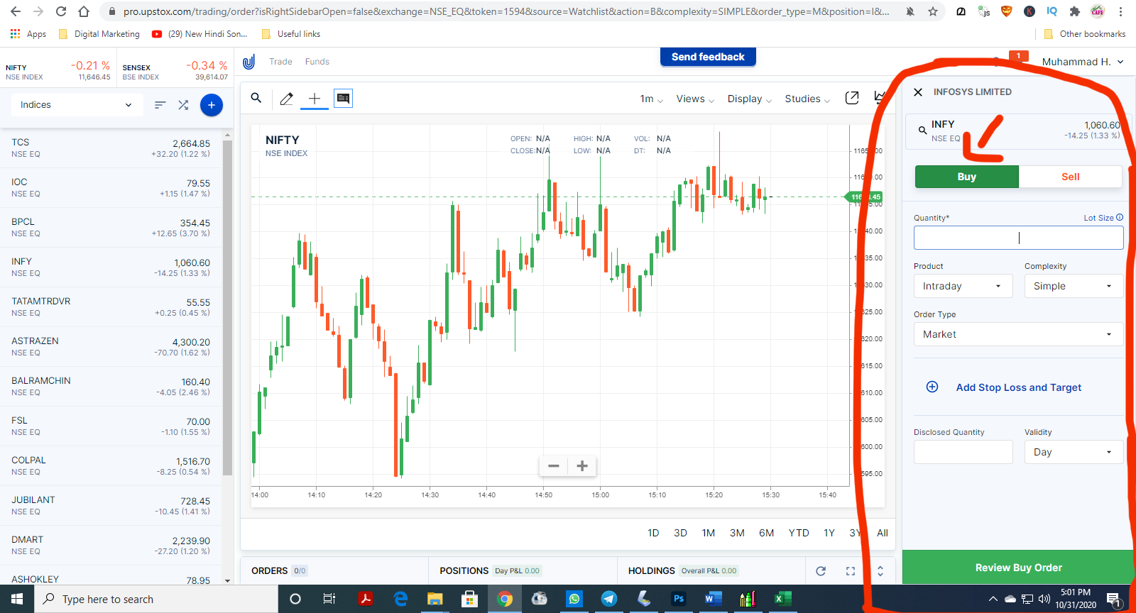 HOW TO BUY AND SELL SHARES IN UPSTOX