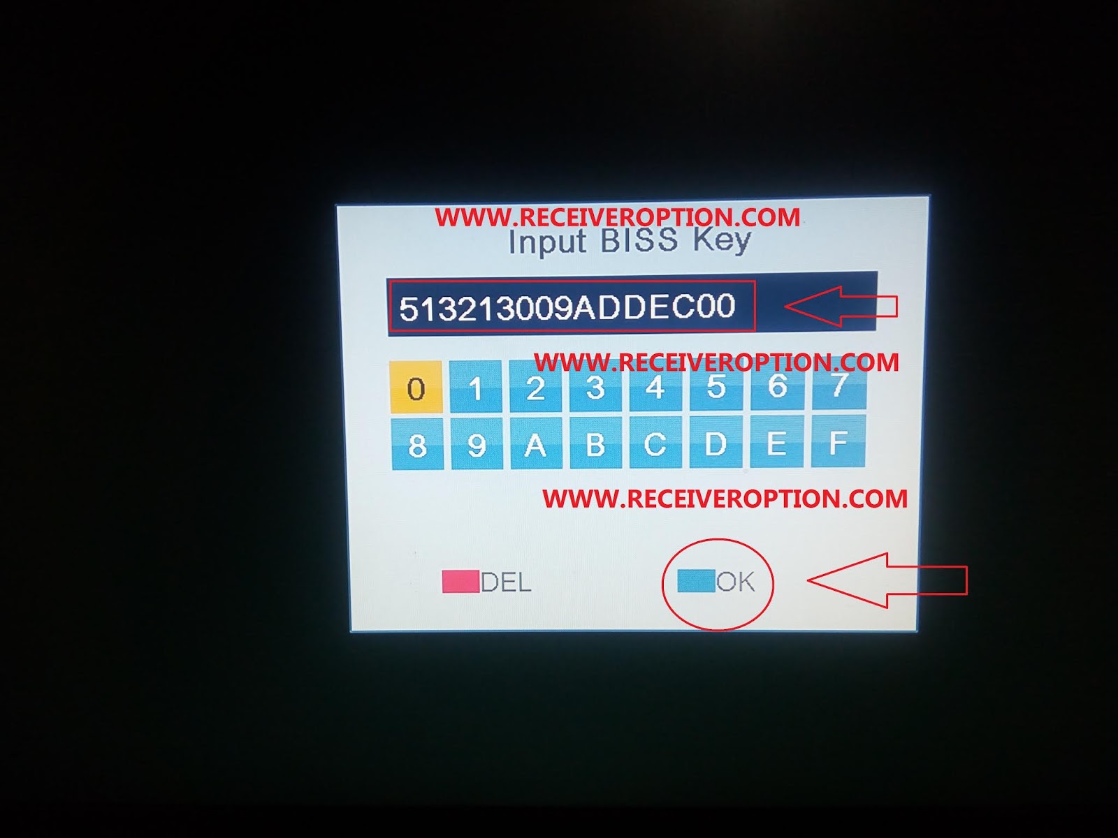 SUPER LAZER X-9 AC/DC HD RECEIVER BISS KEY OPTION - How To Enter Biss ...