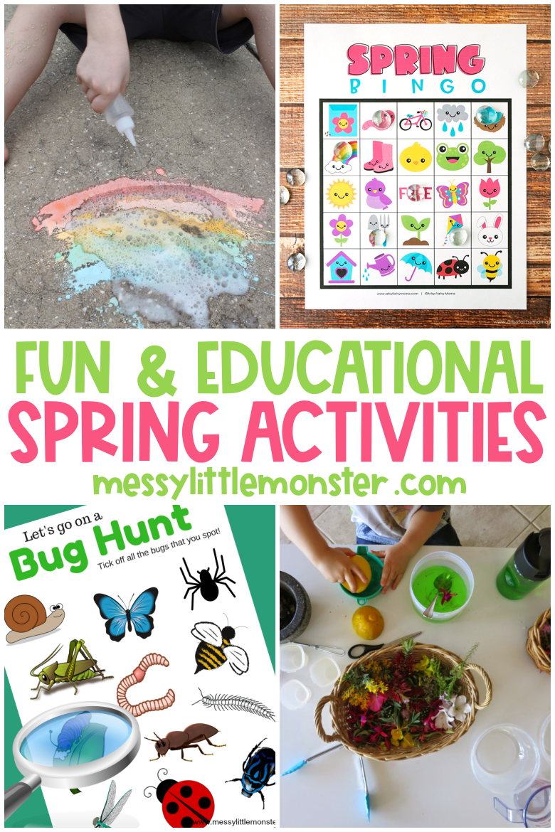 Spring Activities for Kids - Messy Little Monster