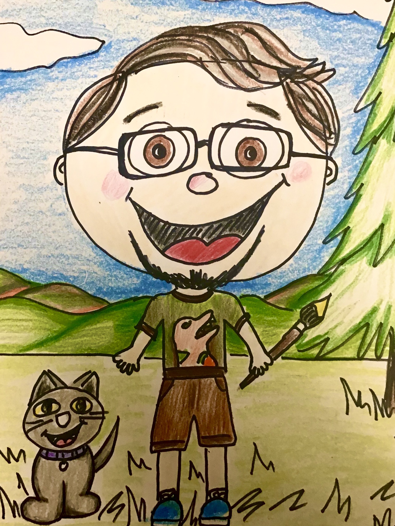 Art With Mr. E: Cartoon Week : K-4th Teacher Examples