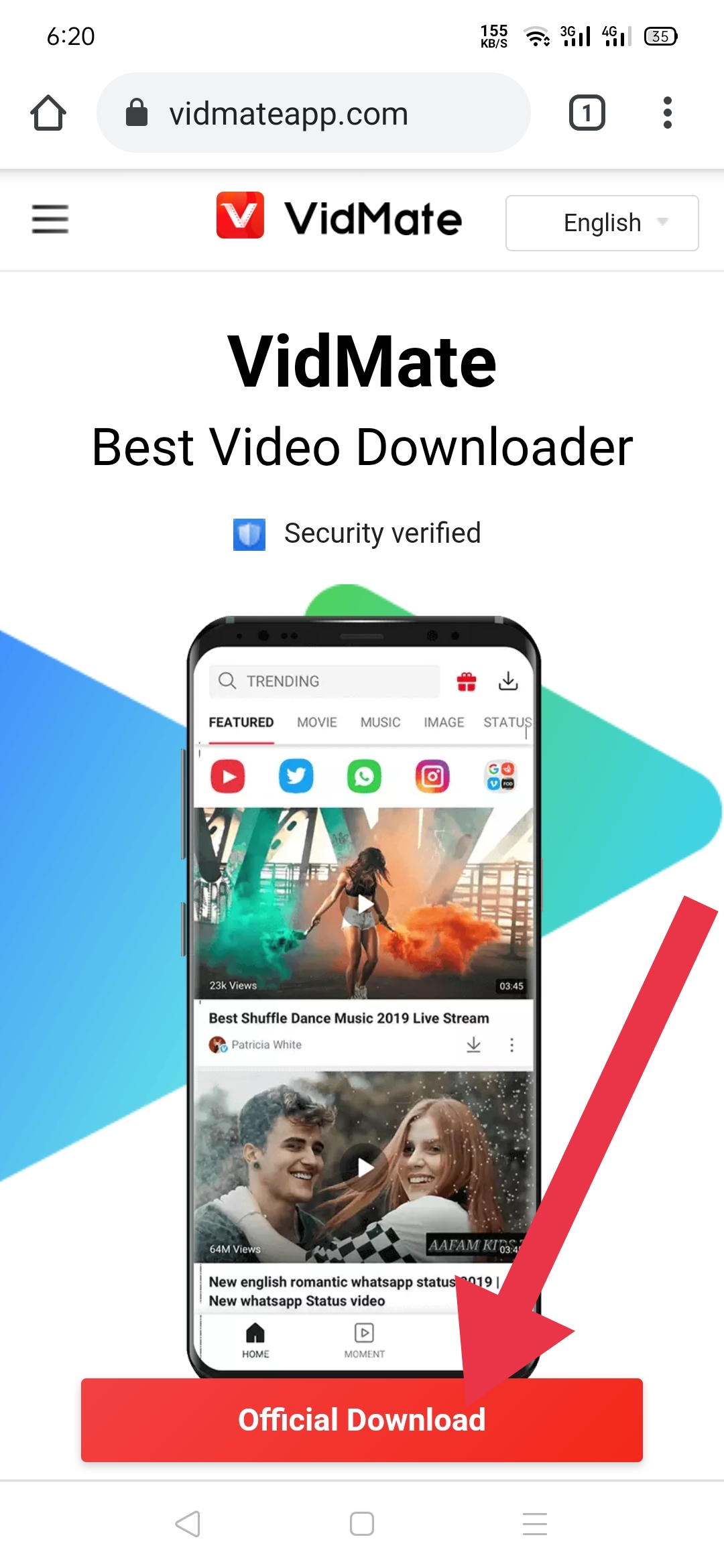how to download real vidmate app - onurag.com