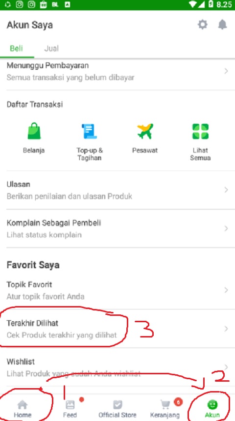 Cara Melihat Produk Terakhir Dilihat di Tokopedia - Tutorial di Tokopedia