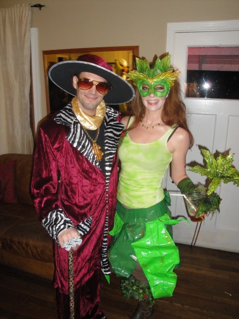 Rara-Avis Ramblings: Blacklight Paper Mache Poison Ivy Mask