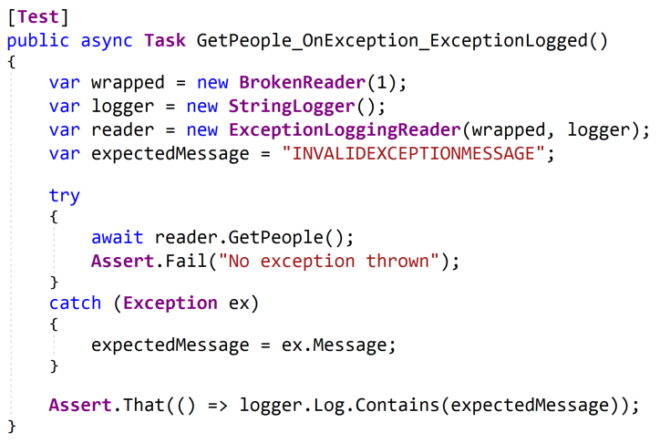 Jeremy Bytes: More DI: Adding Exception Logging with the Decorator Pattern Jeremy Bytes: More DI: Adding Exception Logging with the Decorator Pattern