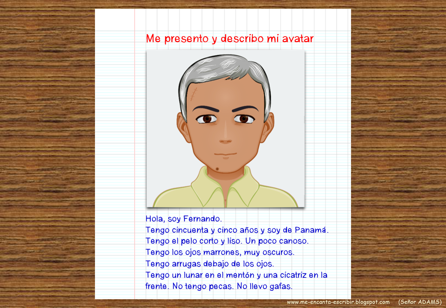 Me Encanta Escribir En Espa ol C mo Eres F sicamente me-encanta-escribir-en-espa-ol-c-mo-eres-f-sicamente