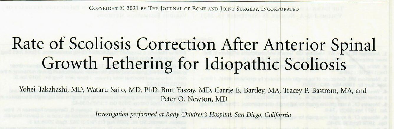 Another new study on Vertebral Body Tethering (VBT) | Growing Spine ... Another new study on Vertebral Body Tethering (VBT) | Growing Spine ...