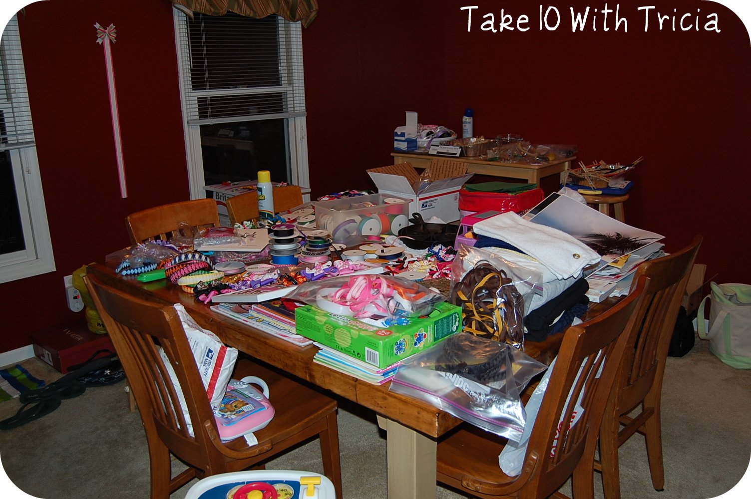 Checking In – Crafts, Messes, and Dresses | Take 10 With Tricia