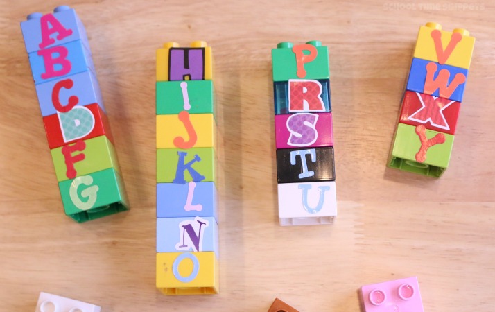 Fun, Simple Letter Sequencing with LEGO Stash | School Time Snippets