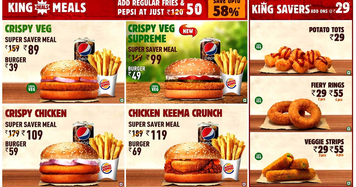 Daftar Harga Promo Paket Menu Burger King Delivery Terbaru - Isplbwiki.net