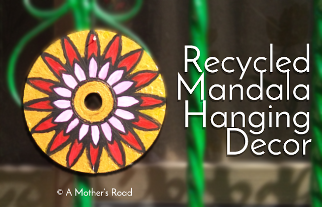 Decorative Mandalas From Old CDs - A Mother's Road