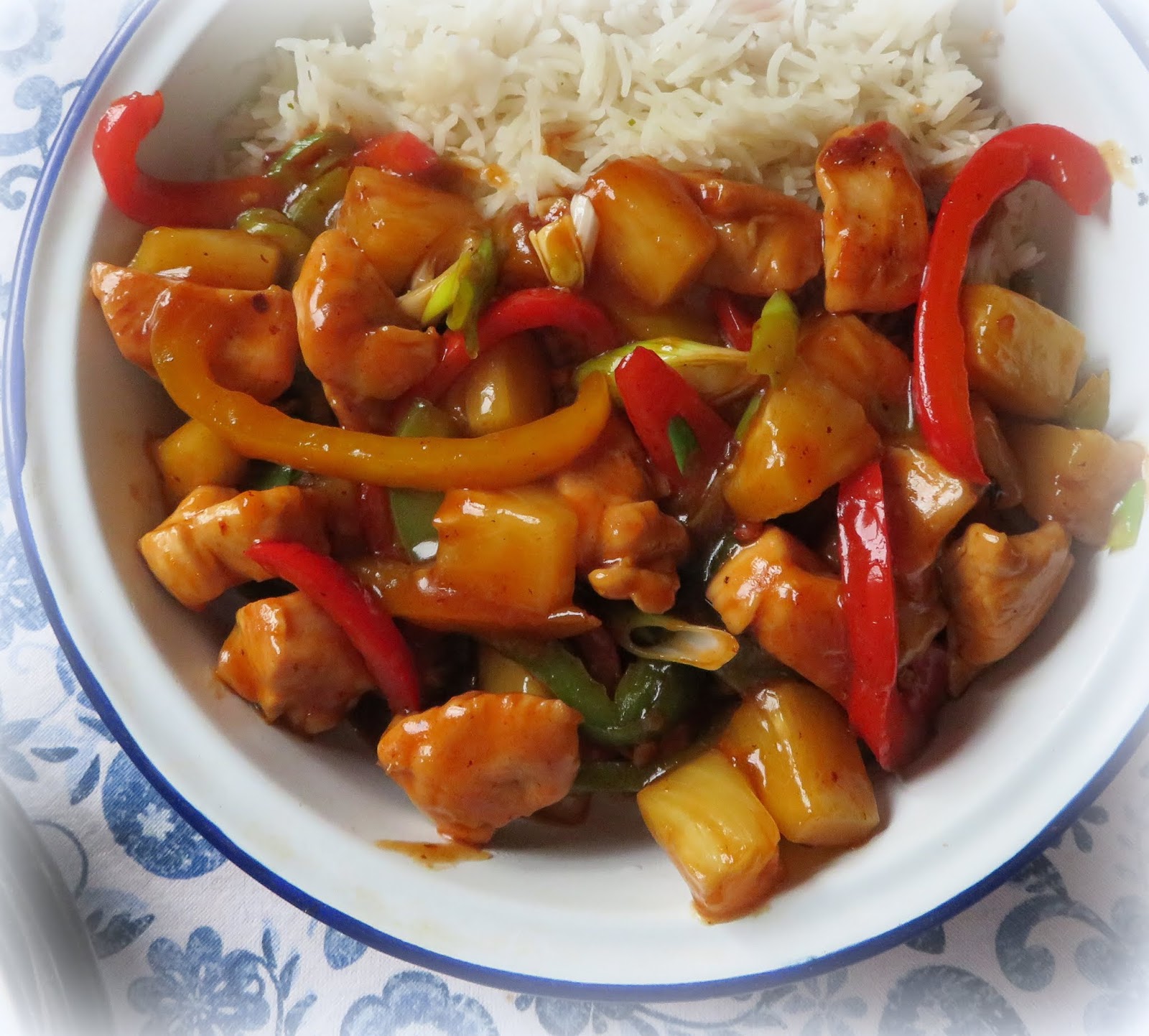 Sticky Pineapple Chicken | The English Kitchen