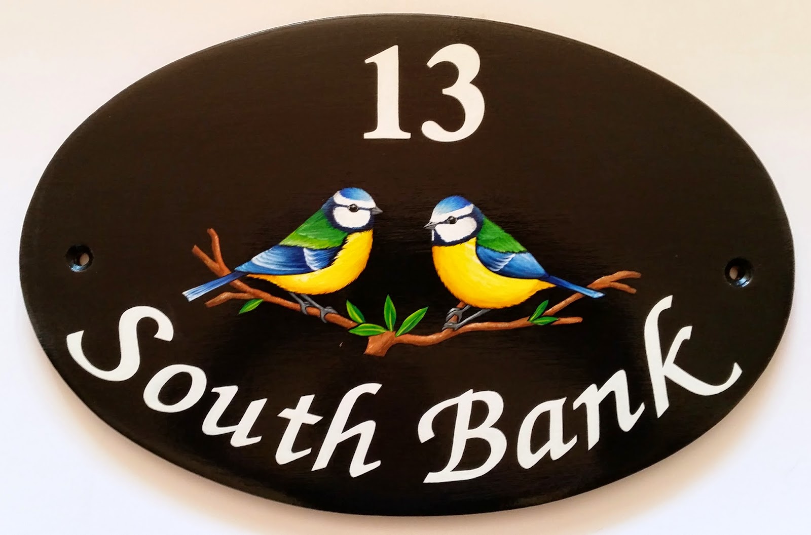 Hand Painted House Signs by Ceramic Art: House Signs Plaques Nameplates ...
