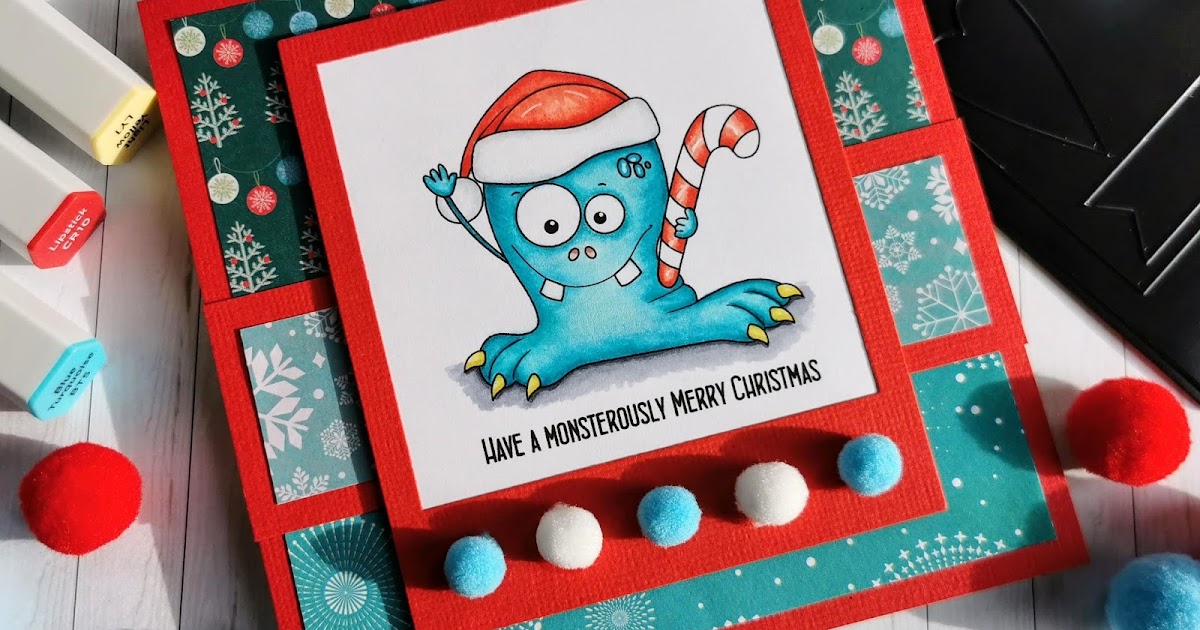 Monster Christmas Card | Paperesse