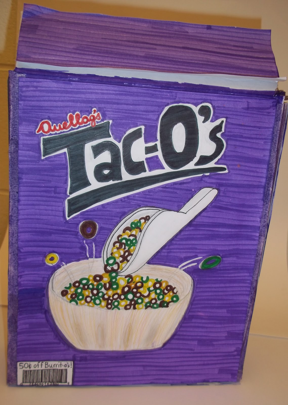 Monument Valley Regional Middle School Art Class: Cereal Box Design ...