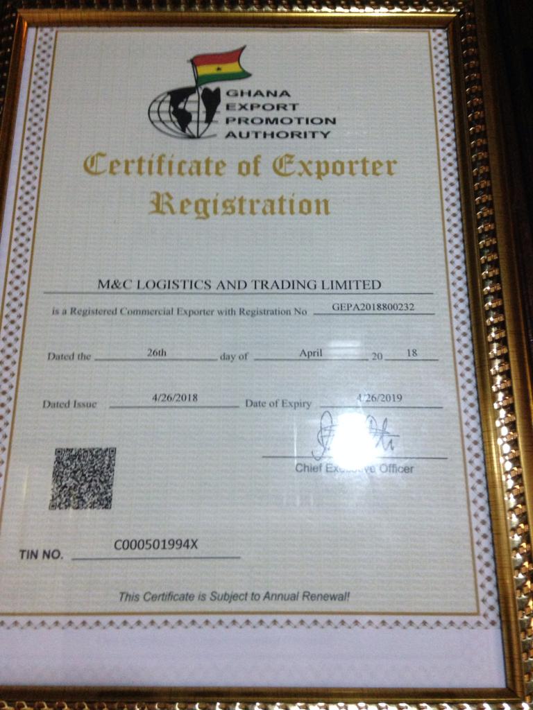 SAMKWAT MINING COMPANY : M & C Group