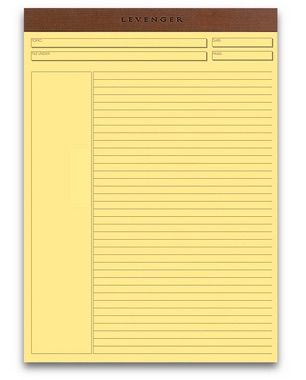Legal Pad Template - Invoice Template