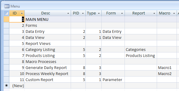 Creating Access Menu with Tree View Control ~ LEARN MS-ACCESS TIPS AND ...