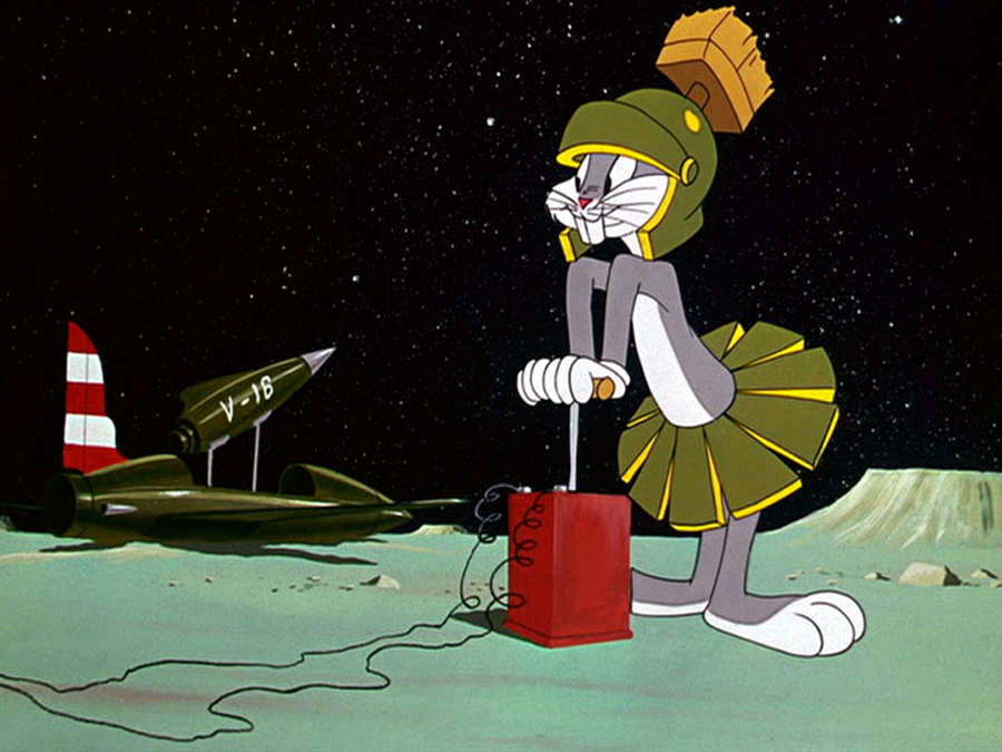 13: LOONEY TUNES / Bugs Bunny In "Haredevil Hare" - 1948