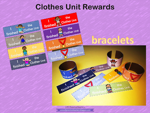 ESL/EFL Preschool Teachers: Clothes unit craft, reward, cardigan AND ...
