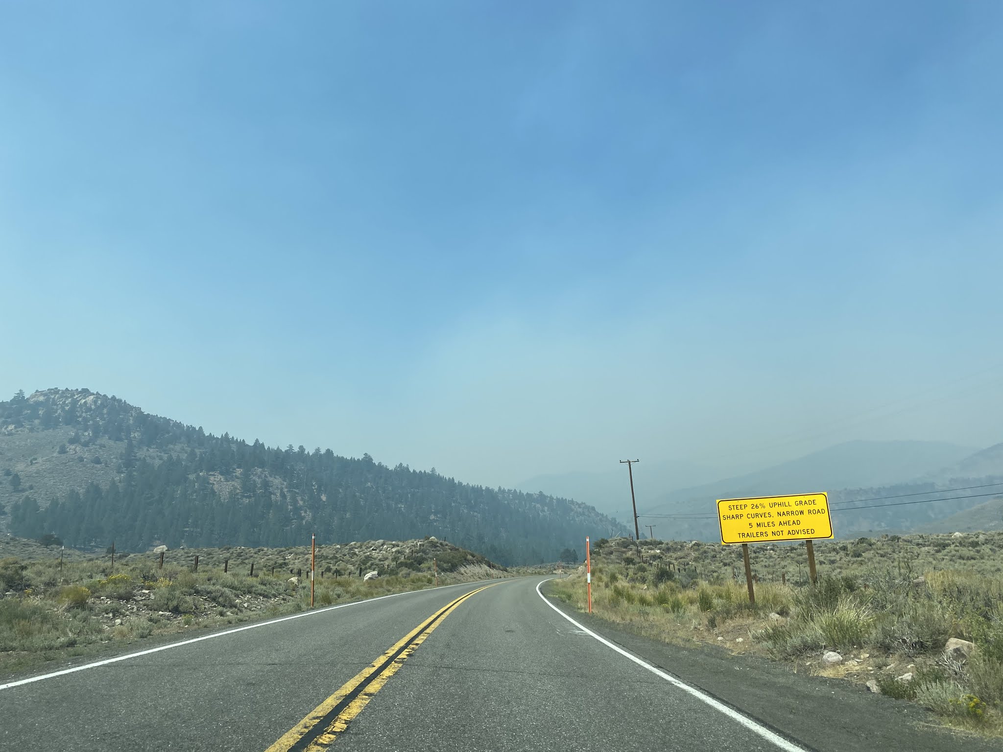 Trans-Sierra Highways; California State Route 108 over Sonora Pass