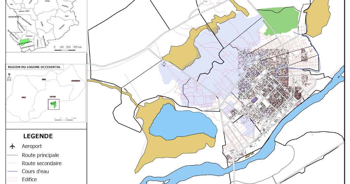 LES ARRONDISSEMENTS ET LES QUARTIERS DE MOUNDOU