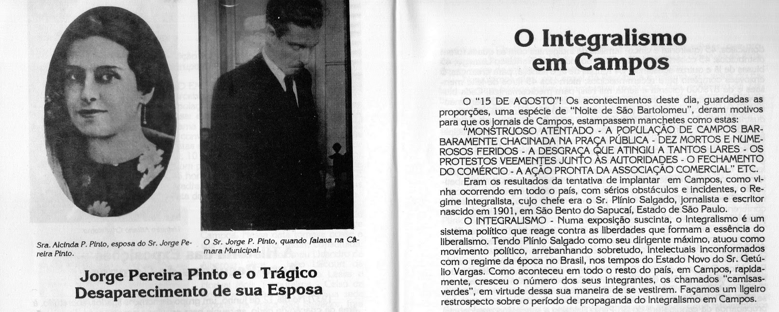 HISTORIANDO COM WALDIR CARVALHO: O INTEGRALISMO EM CAMPOS (1937)