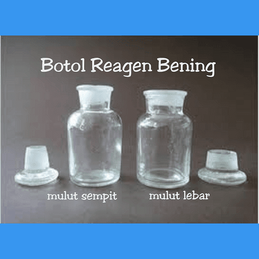 Botol Reagen Bening - TOKO ONLINE JAGAD KIMIA