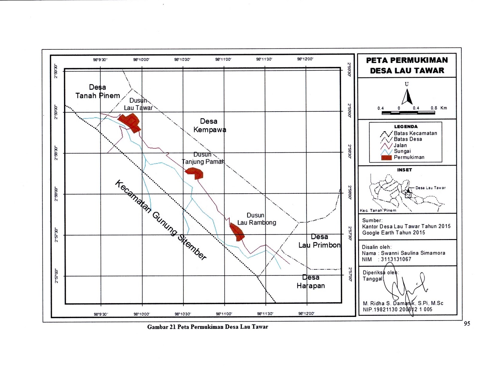 POLA PERMUKIMAN KABUPATEN DAIRI
