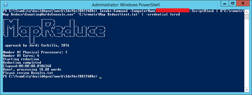 Invoke Powershell Remote Command With Parameters With Spaces Via Teamcity