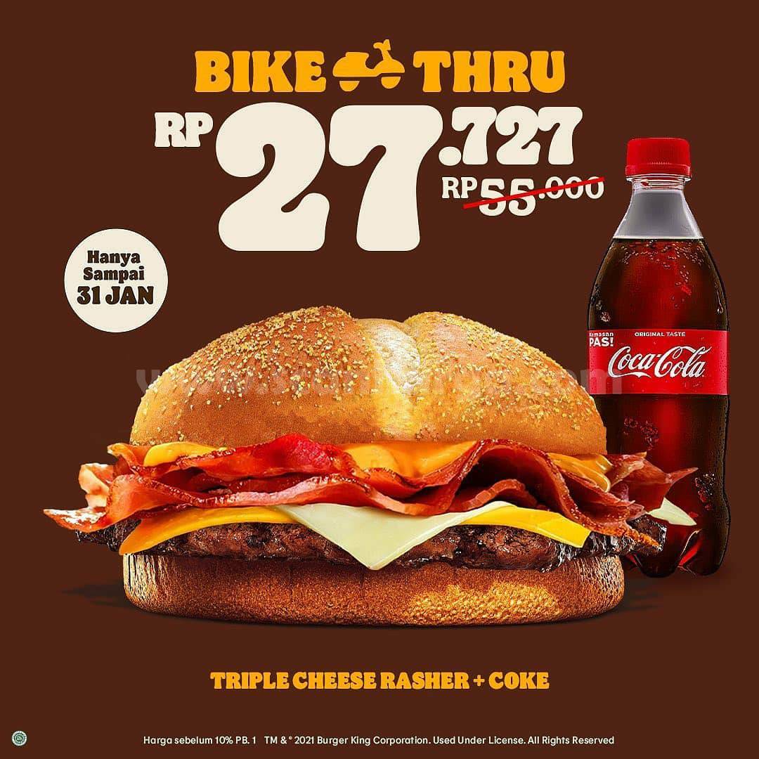 BURGER KING Promo Harga Spesial Paket BIKE-THRU! mulai Rp 27.000 ...